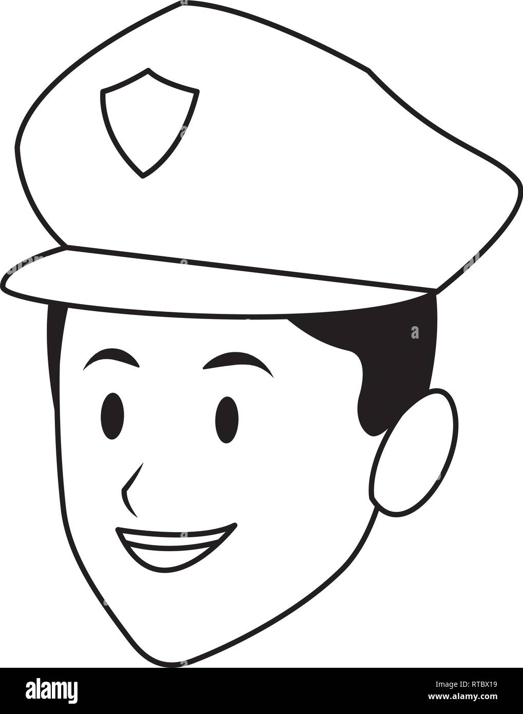 Policeman Head High Resolution Stock Photography and Images - Alamy