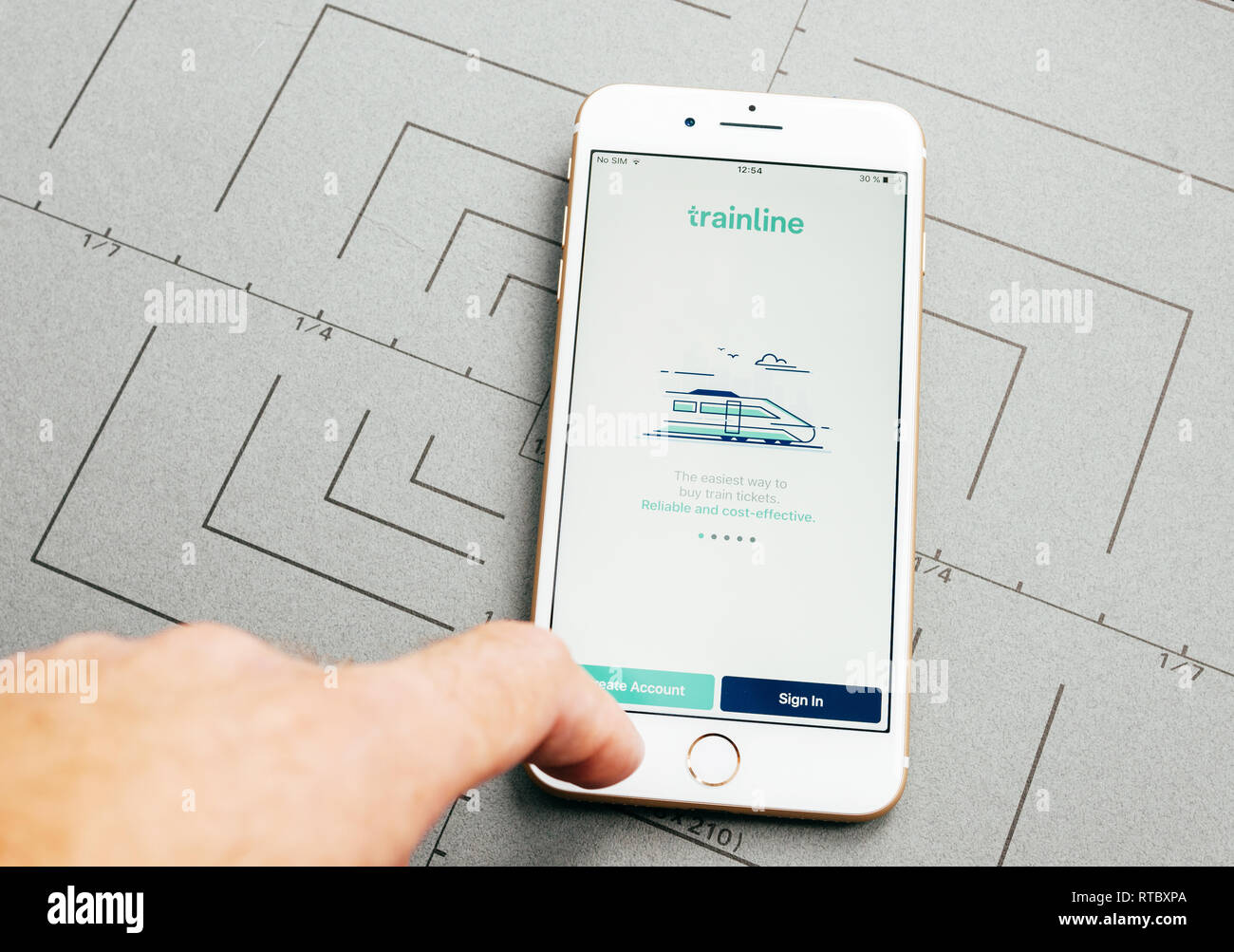 Trainline logo hi-res stock photography and images - Alamy