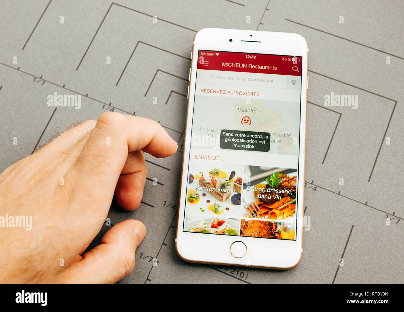 Michelin restaurants app hi-res stock photography and images - Alamy