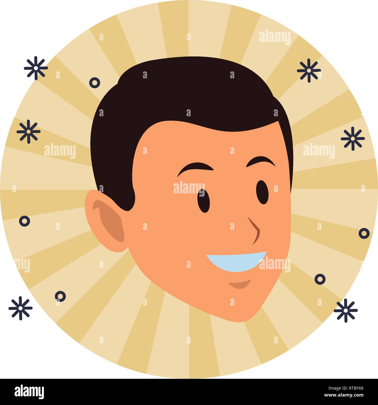 man only face Stock Vector Image & Art - Alamy