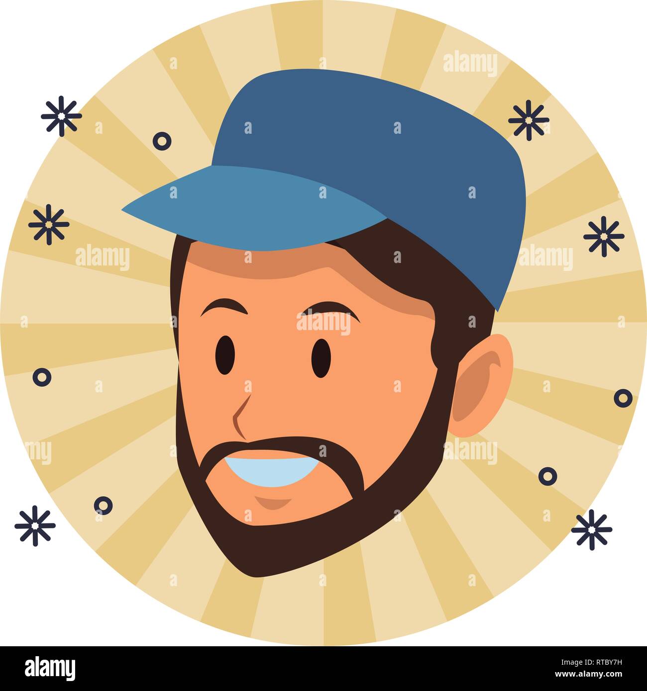 man only face Stock Vector Image & Art - Alamy