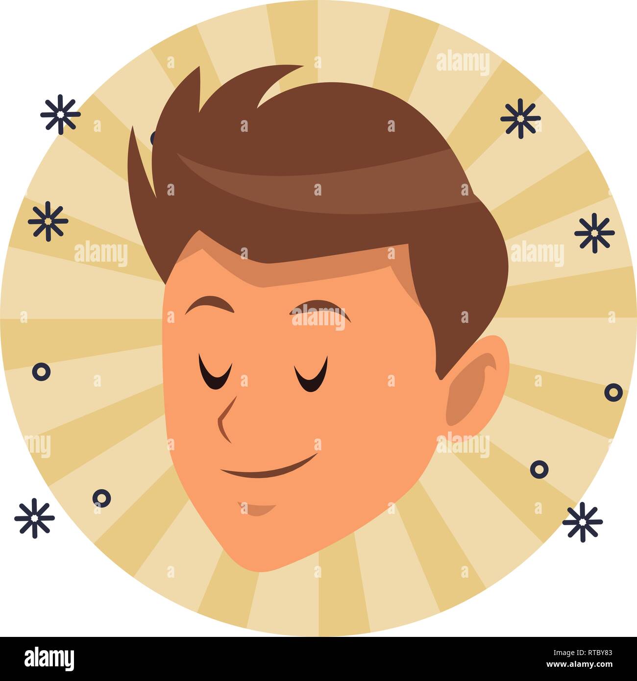 man only face Stock Vector Image & Art - Alamy