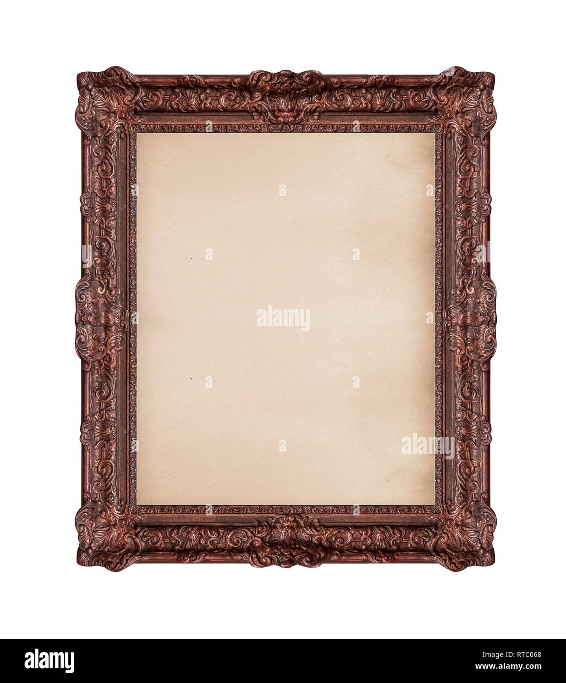Antique vintage picture frame Stock Photo - Alamy