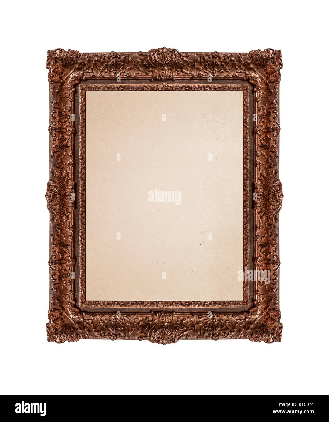 Antique vintage picture frame Stock Photo - Alamy