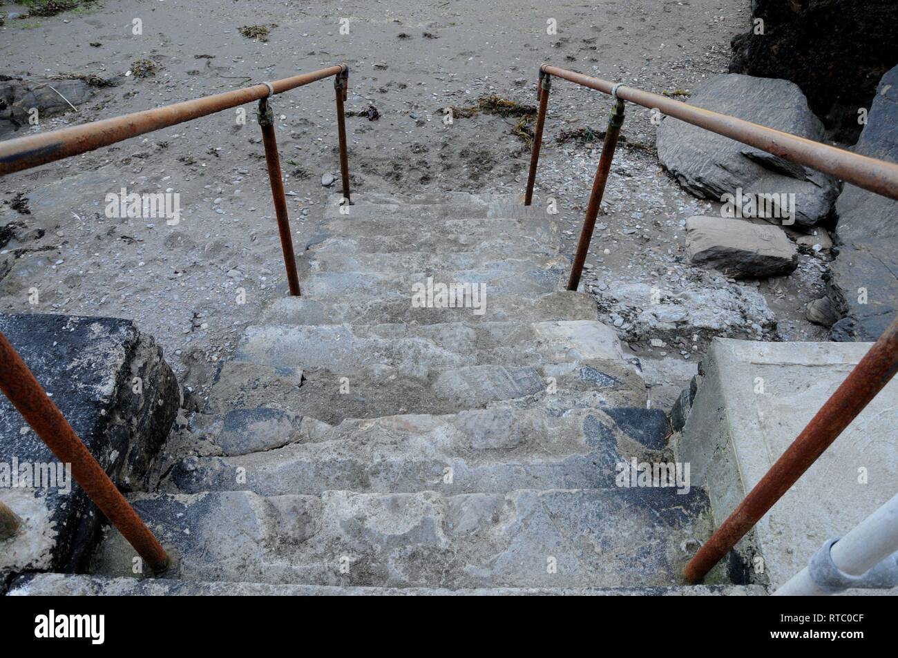 Steps Ilfracombe, Devon Stock Photo - Alamy