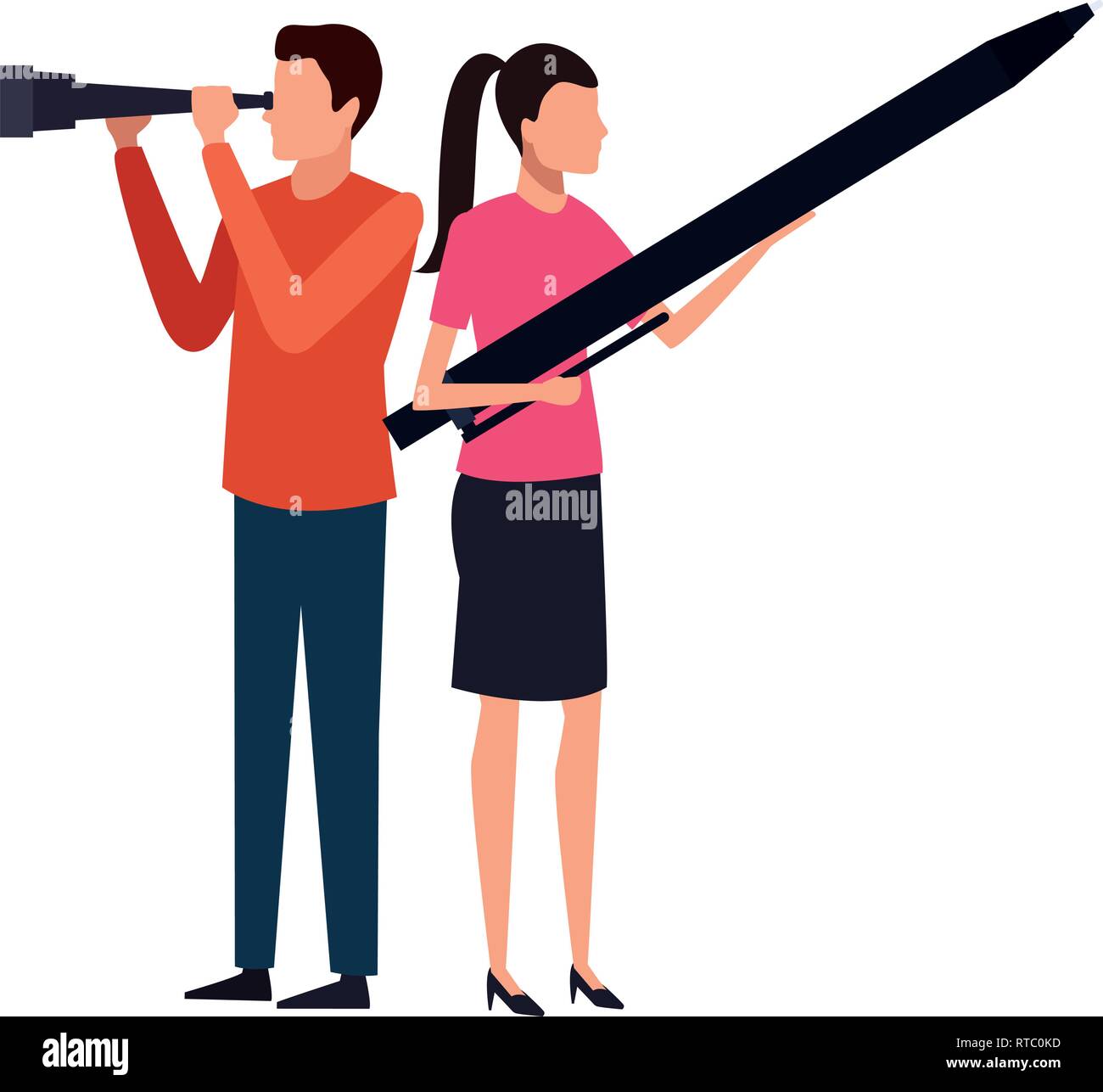 Couple meeting finance Stock Vector Images - Alamy