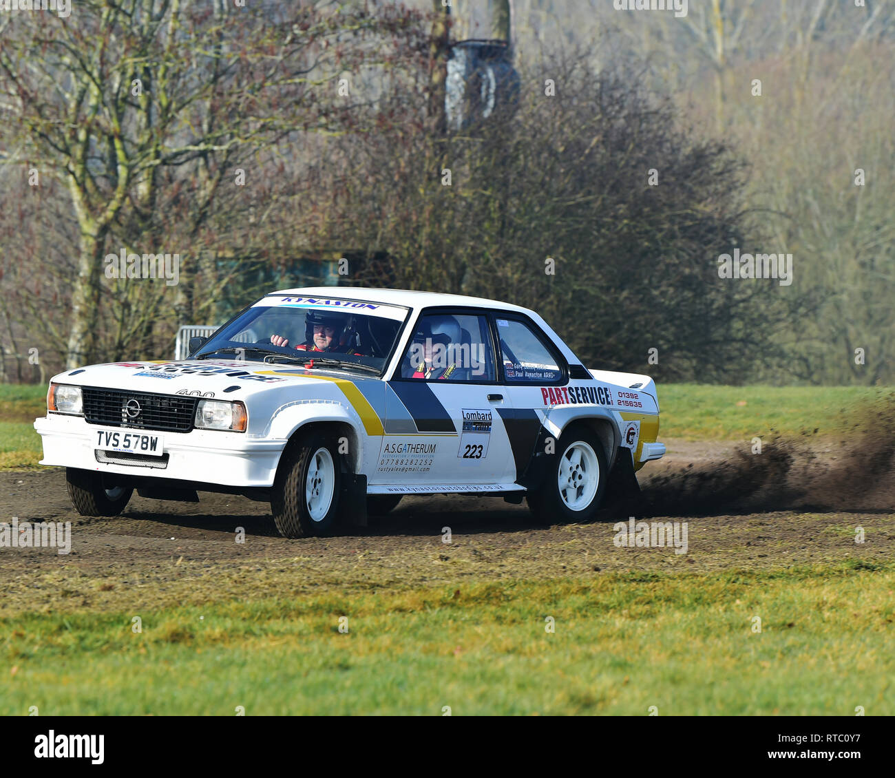 Gary Bulley, Paul Kynaston, Opel Ascona 400, Race Retro, Rally stage ...
