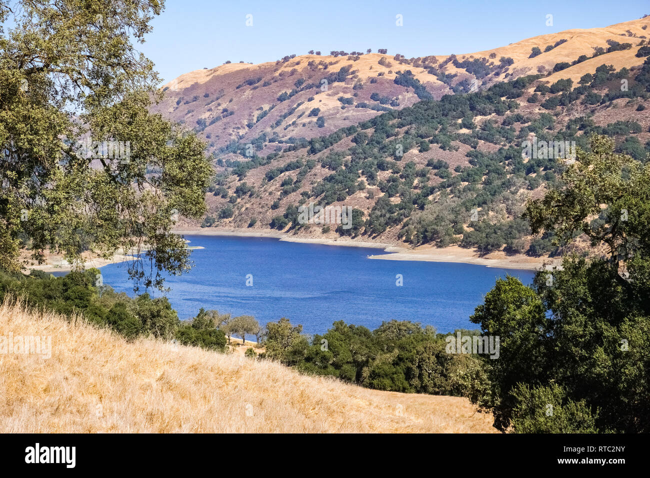 Coyote Lake, Coyote Lake - Harvey Bear Park, California Stock Photo - Alamy
