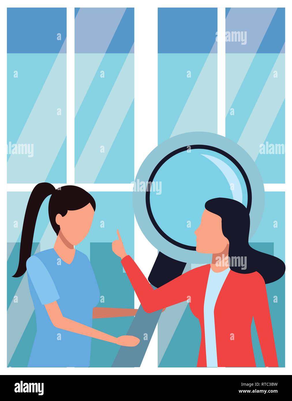 Group business accounting brainstorming Stock Vector Images - Alamy