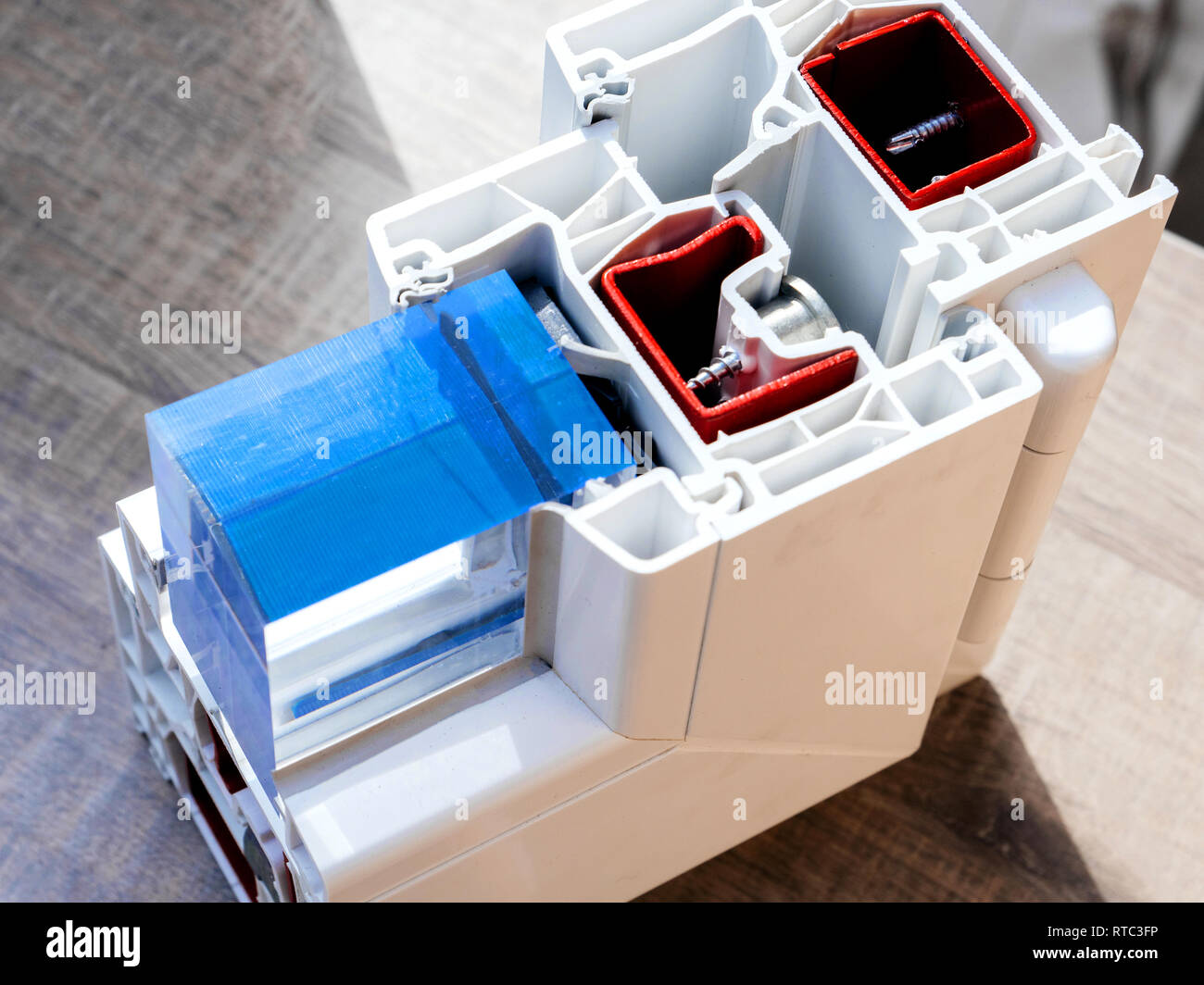 Cross section of pvc profile for window hi-res stock photography and ...