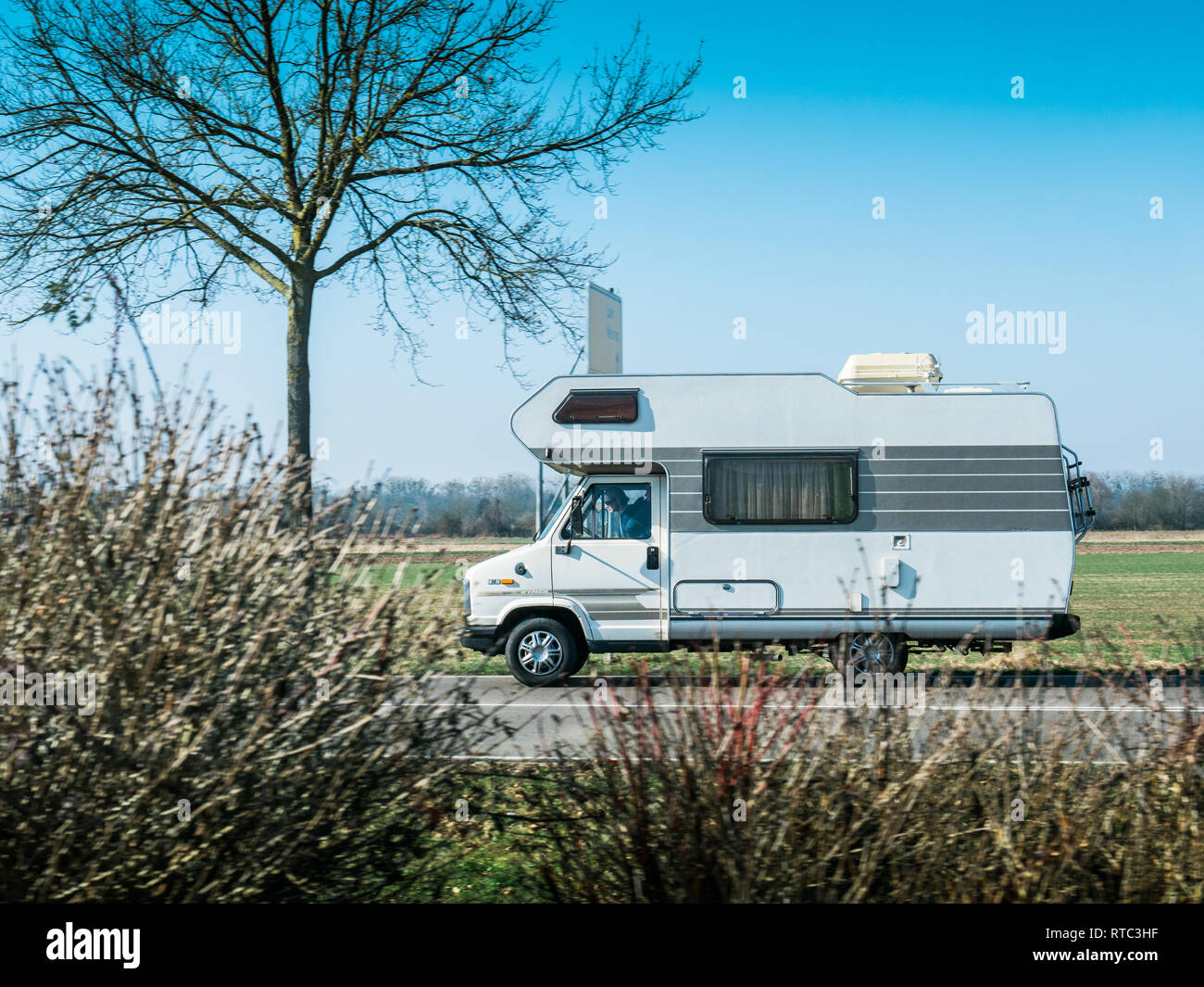 Camping camp autobahn hi-res stock photography and images - Alamy