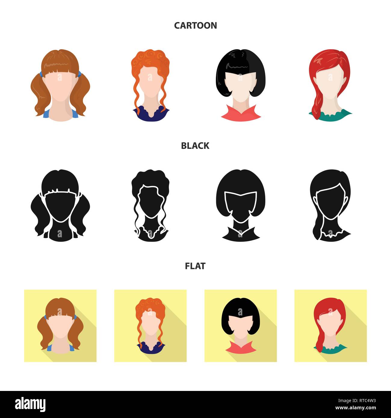 Vector design of professional and photo icon. Collection of ...