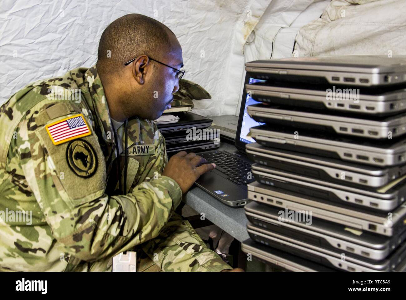 Command Post Node Laptop And Phone