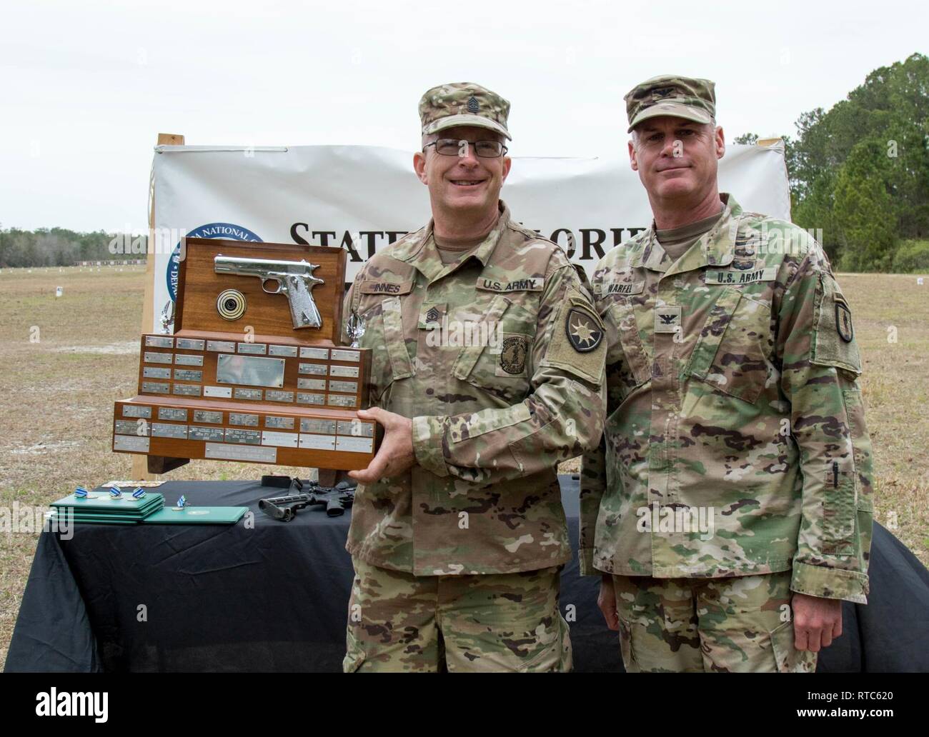 Florida Army National Guard Colonel Tad Warfel, commander of the ...