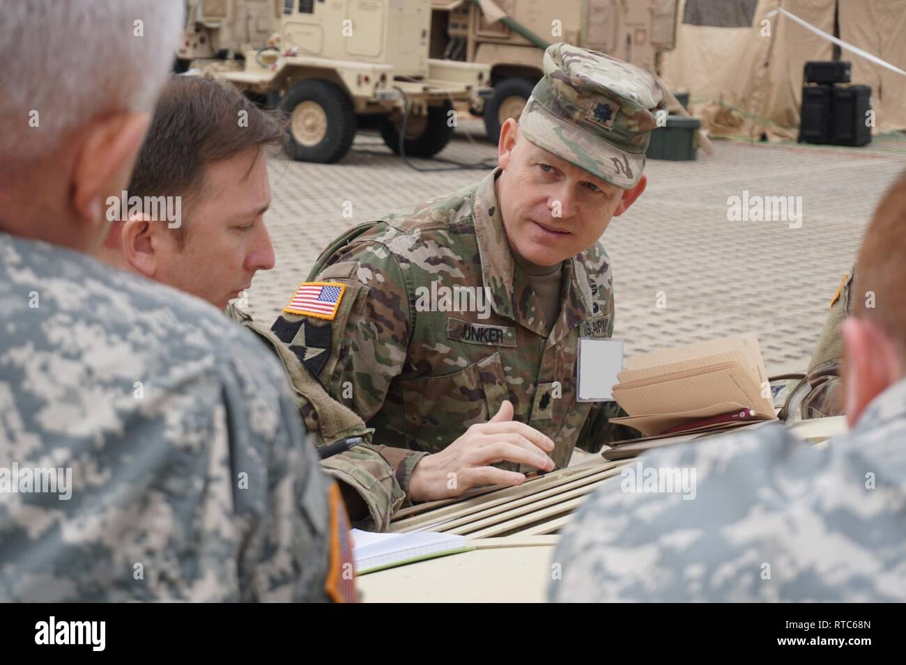 Lt. Col. Kirk J. Junker, commander of the 2nd Battalion, 305th ...