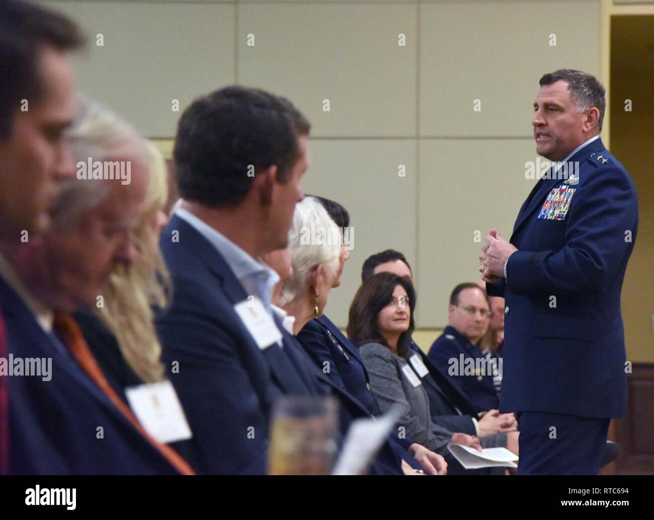 U.S. Air Force Maj. Gen. Timothy Leahy, 2nd Air Force commander ...