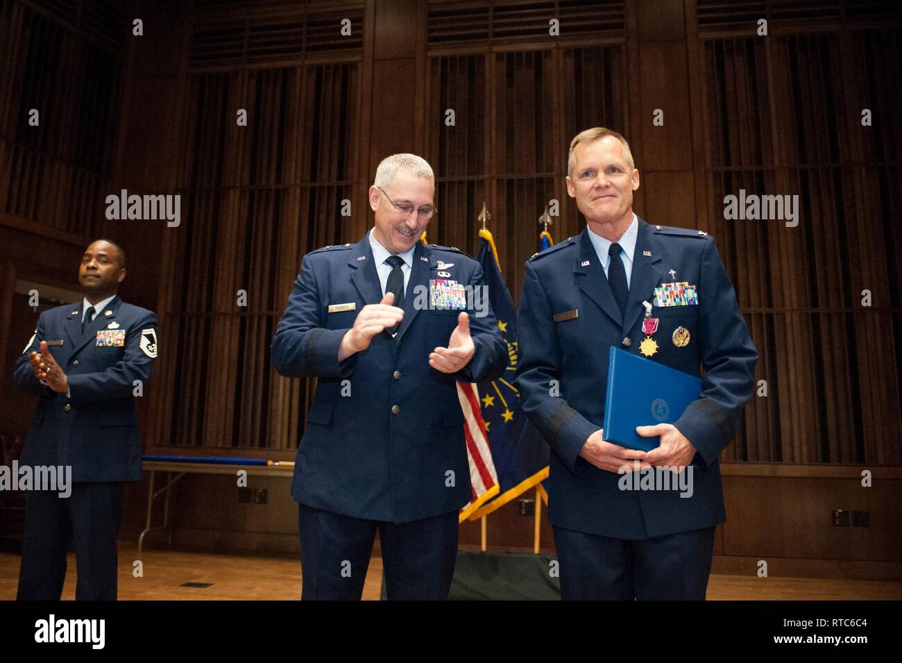 Fellow service members applaud U.S. Air Force Brig. Gen. William T ...