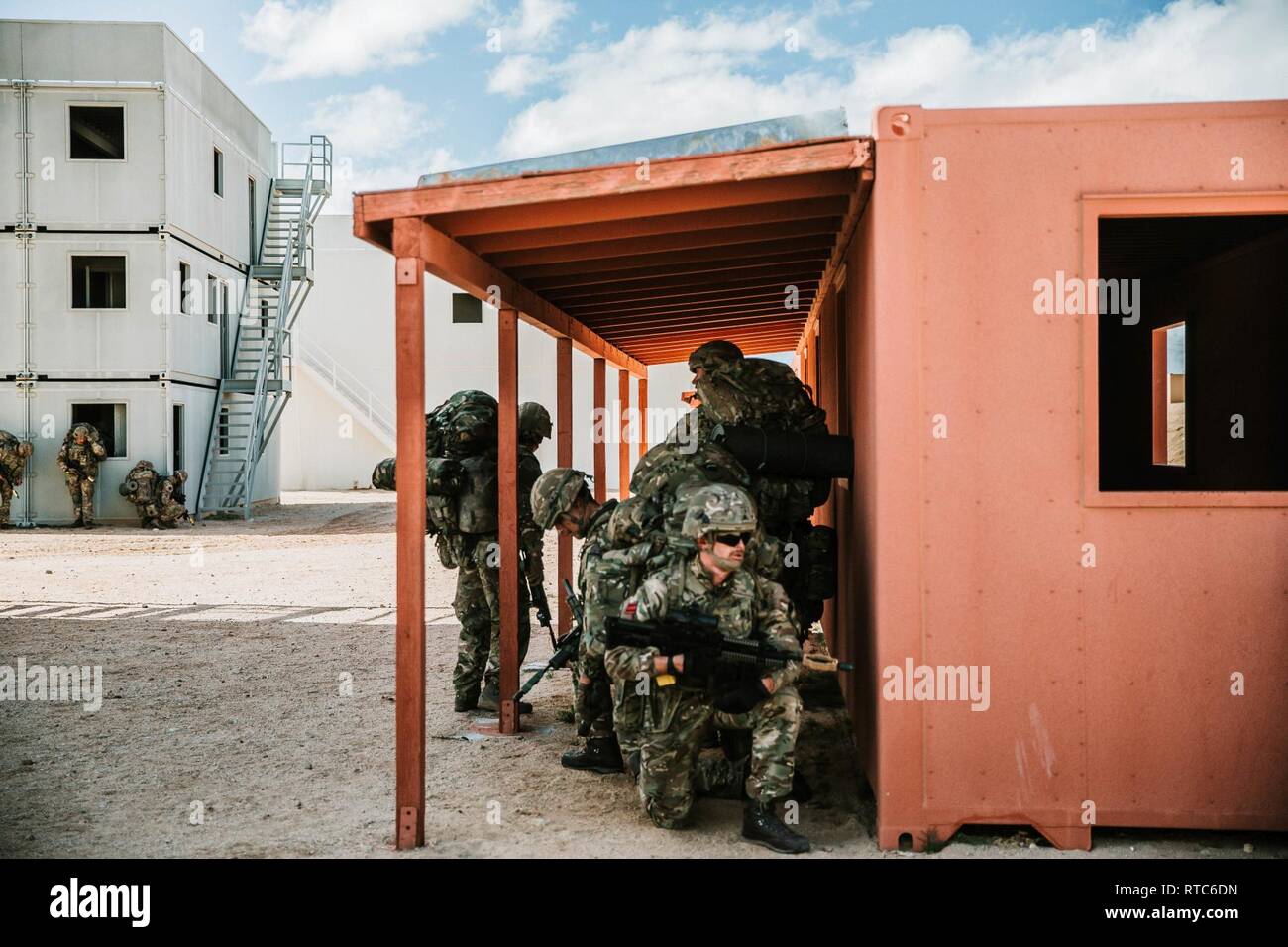 U.K. Royal Marines with 45 Commando, participate in Integrated Training ...