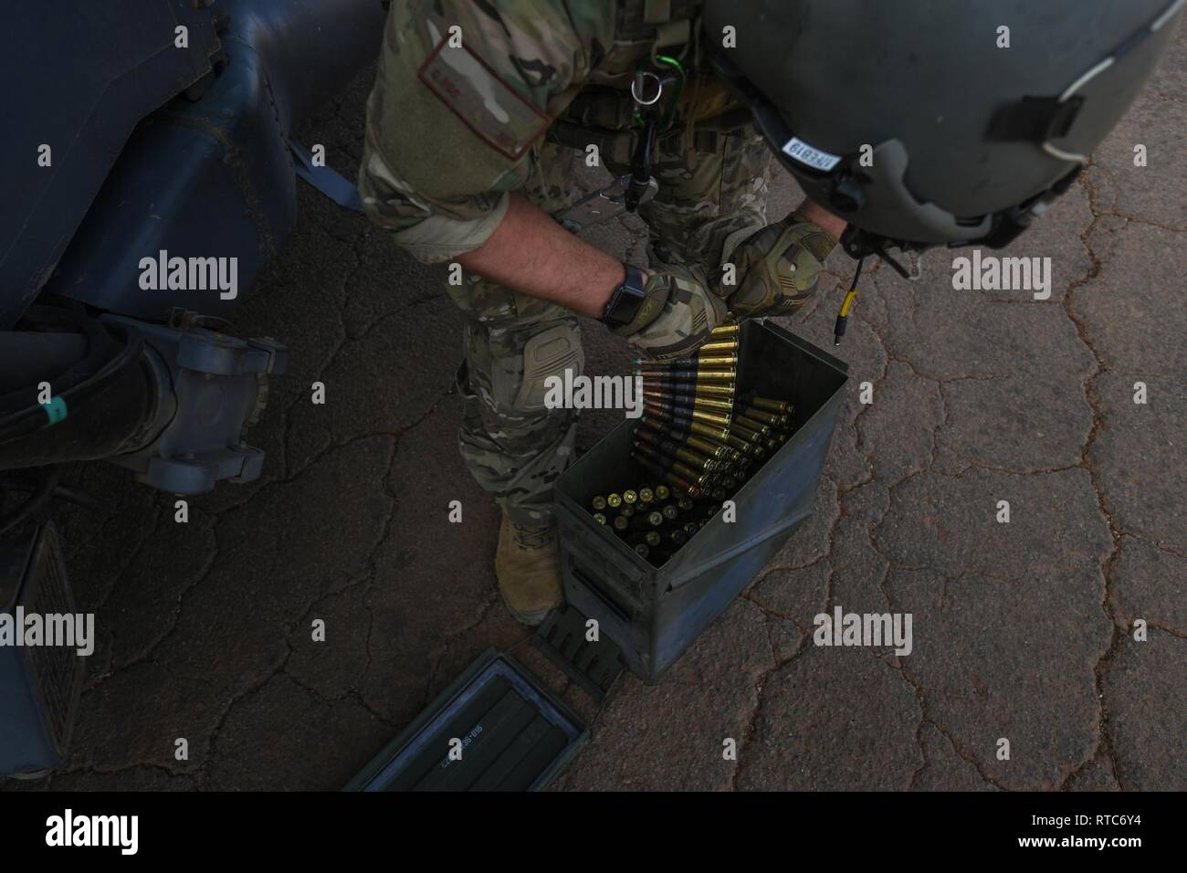 A U.S. Air Force special missions aviator assigned to the 303rd ...