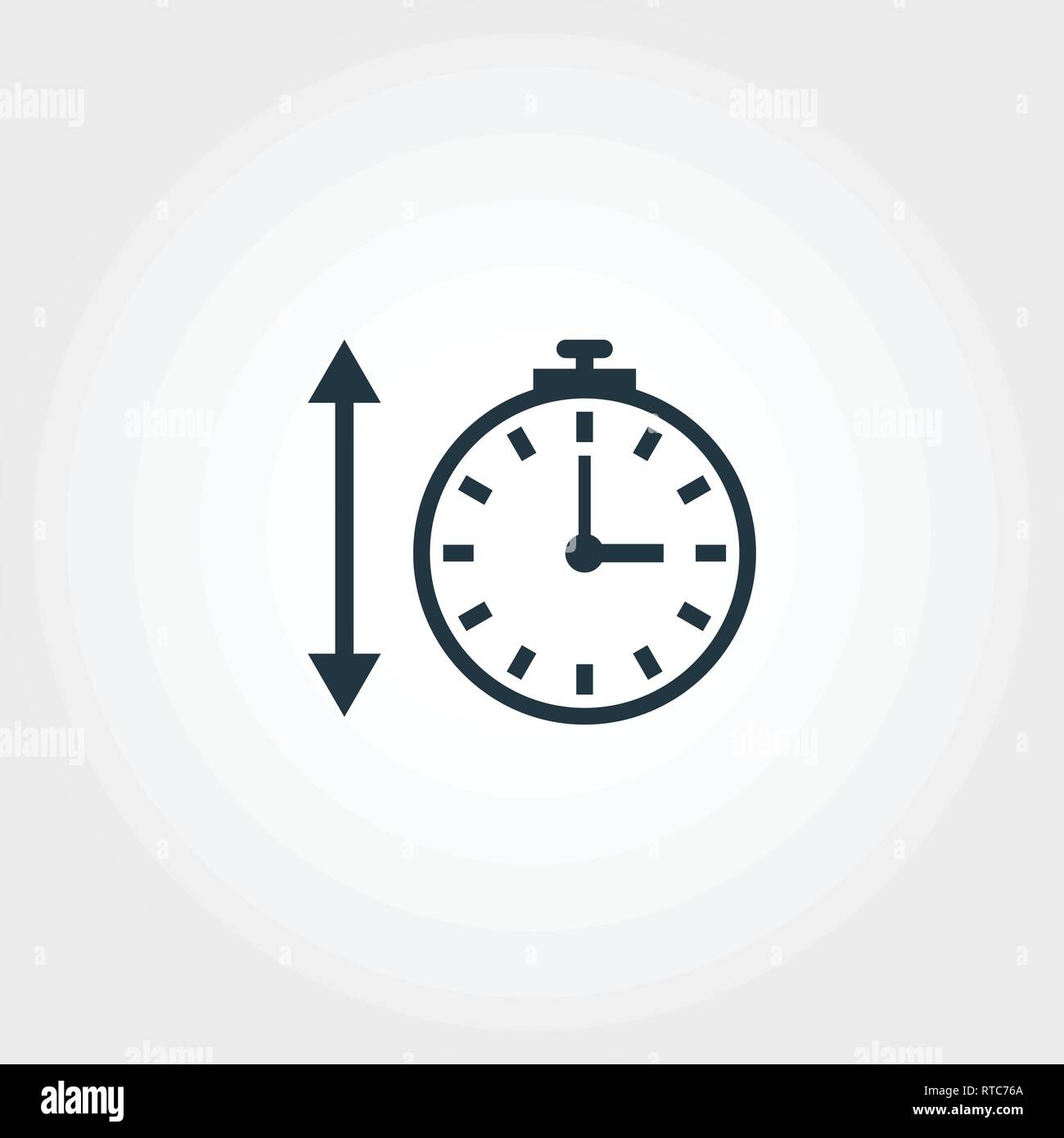 Time Measurement icon from measurement icons collection. Creative ...