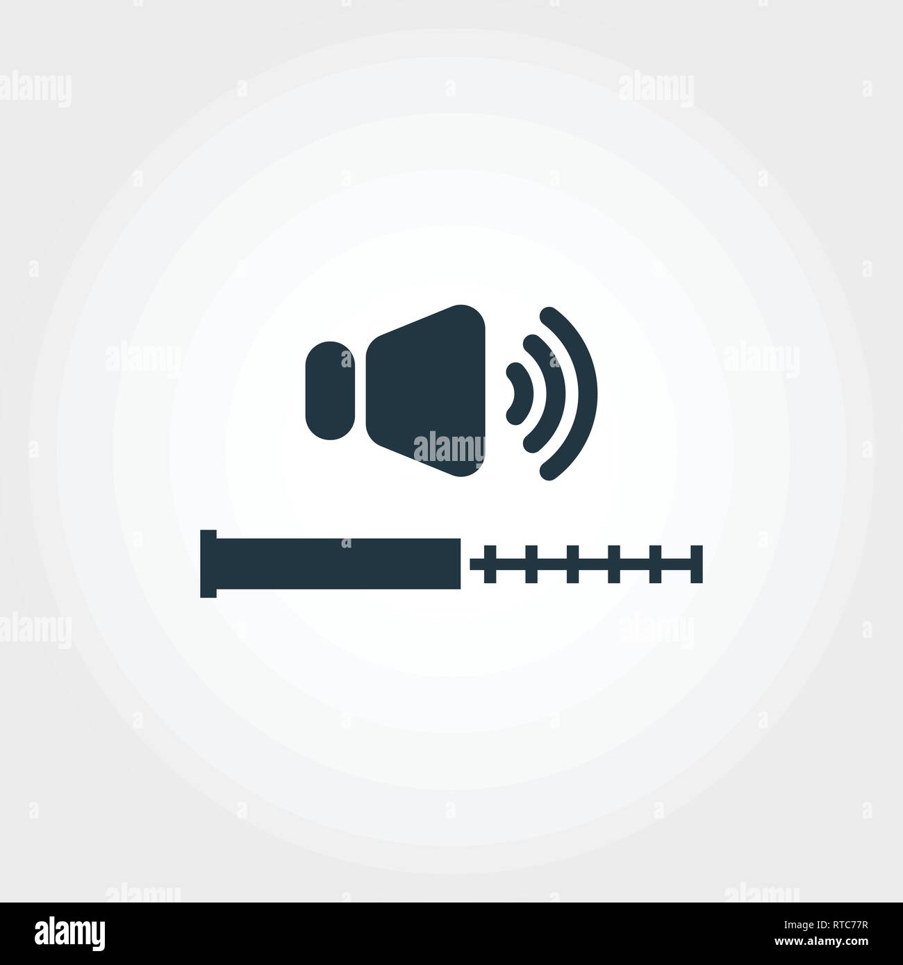 Loudspeaker measurement Stock Vector Images - Alamy