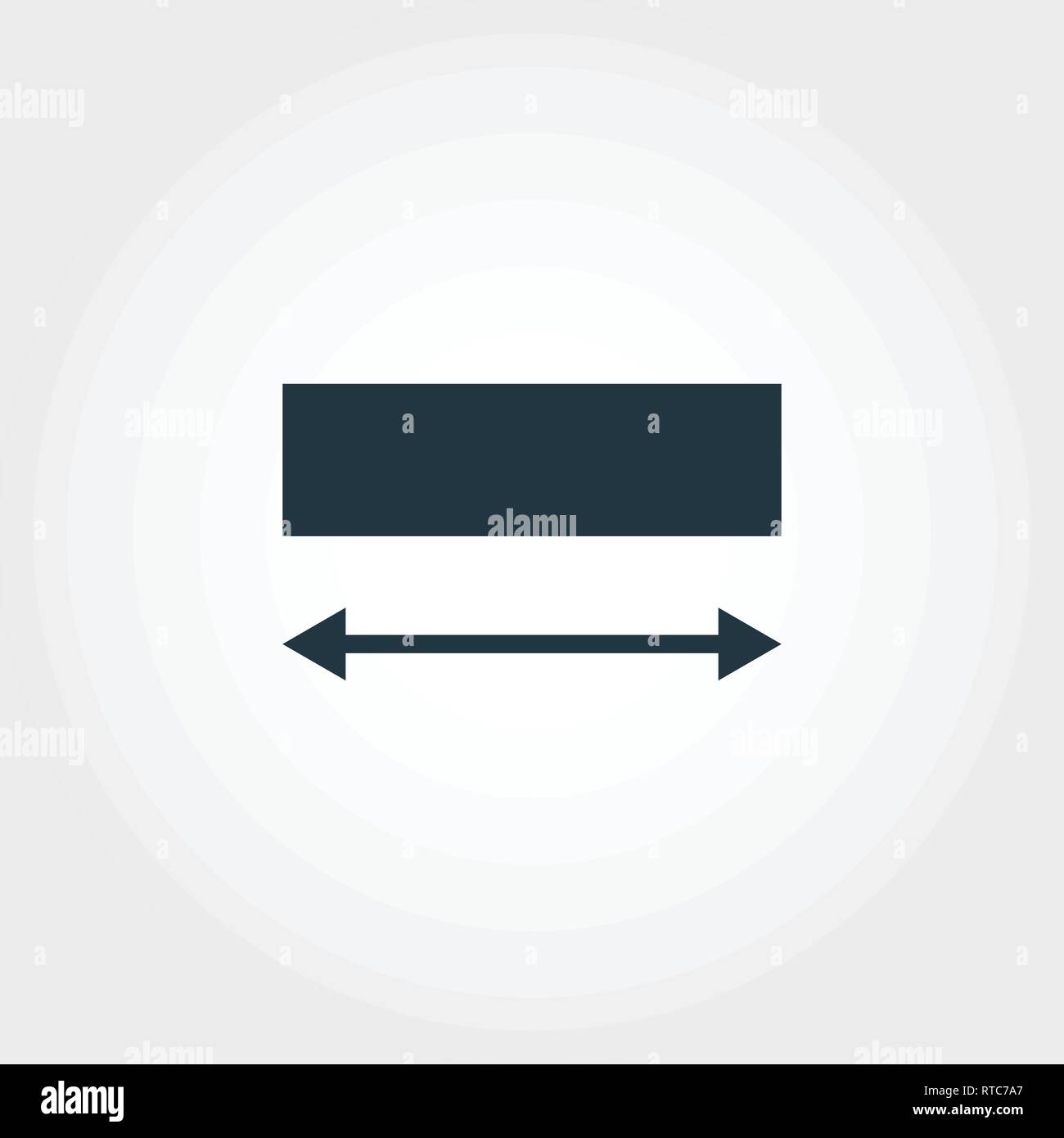 Width Measurement icon from measurement icons collection. Creative ...