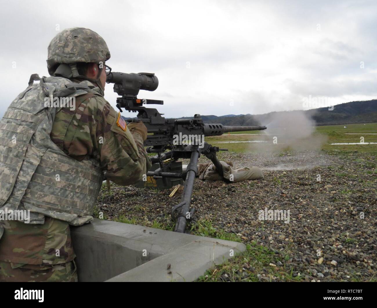 U.S. Army Reserve Spc. Eric Garibay, a HMMWV gunner with the 242nd ...