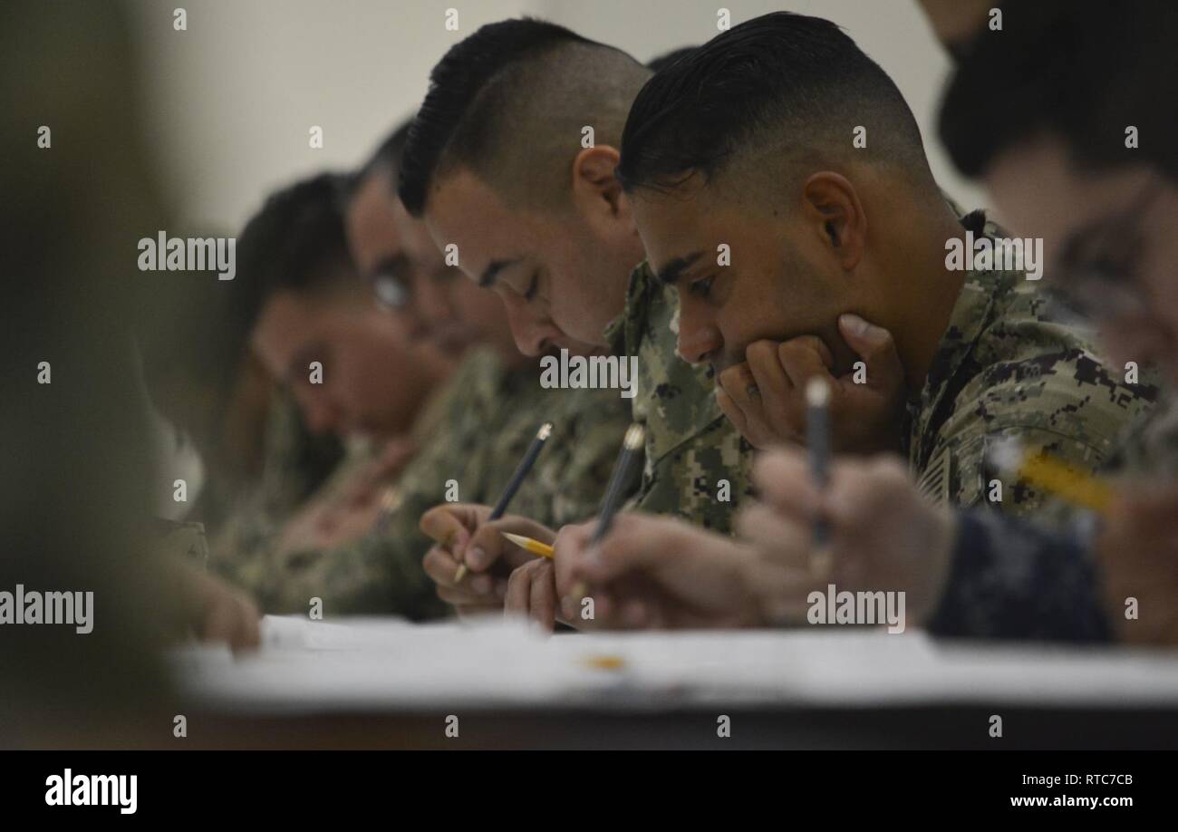 BELL GARDENS, Calif. (Feb. 10, 2019) Reserve component Sailors assigned ...