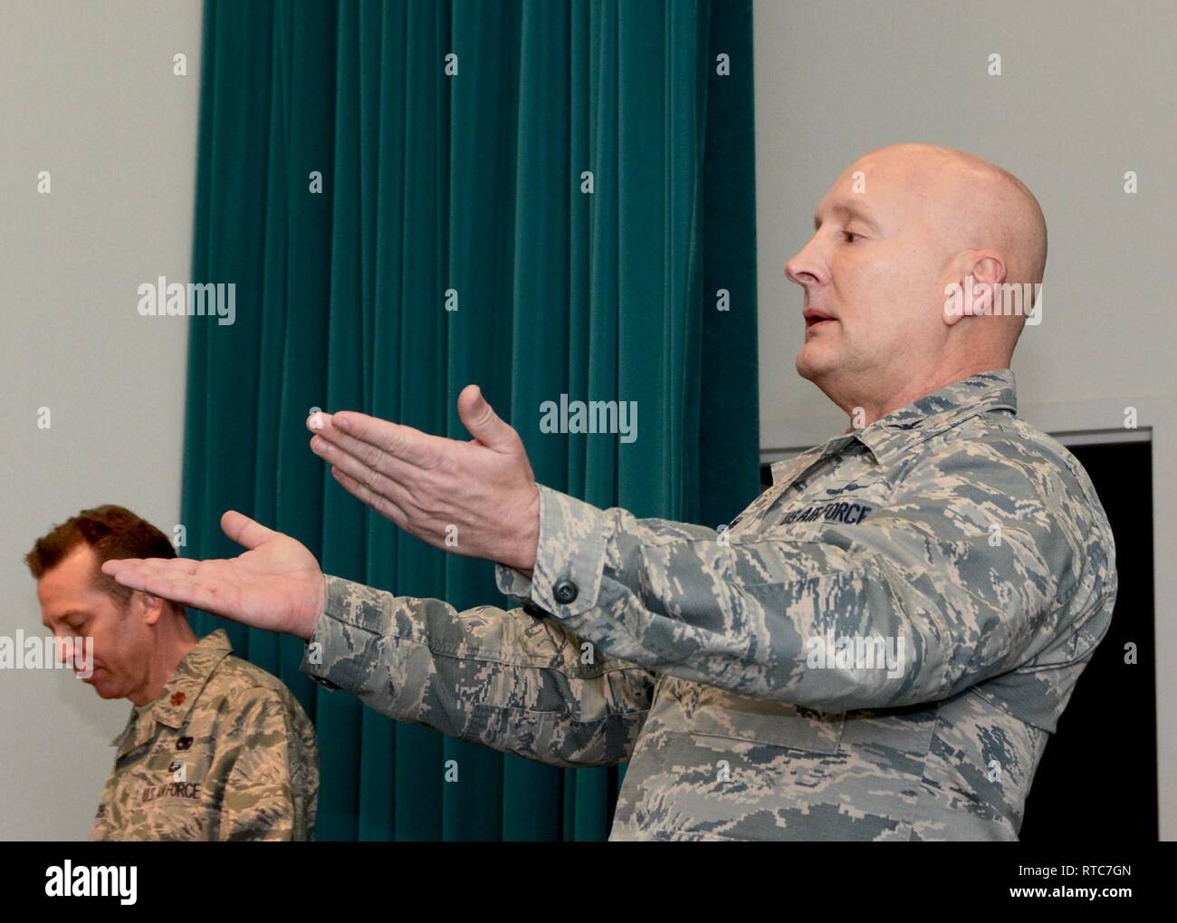 Reserve Citizen Airmen of the 72nd Aerial Port Squadron at Tinker Air ...