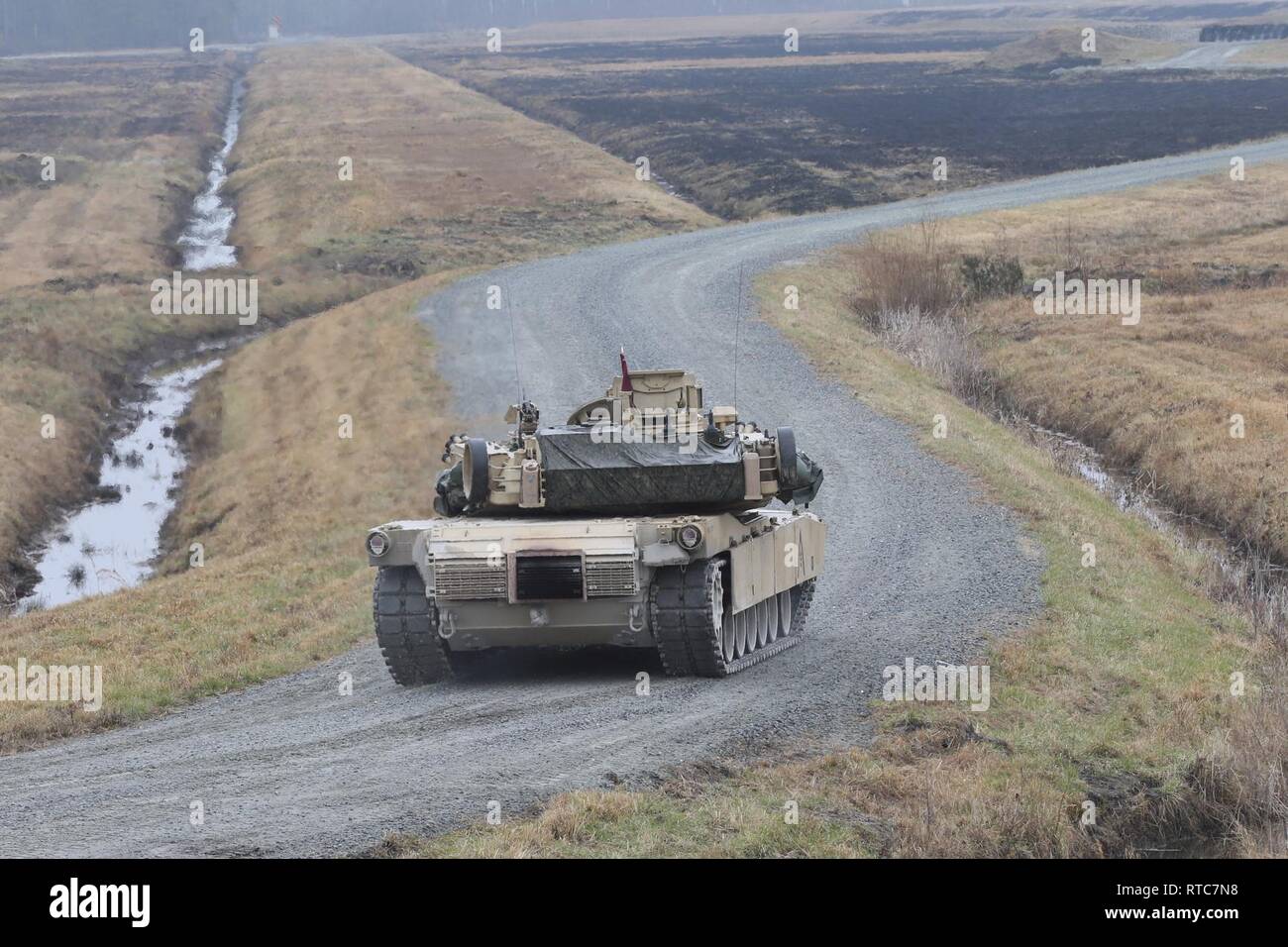 U.S. Marines with 2nd Tank Battalion, 2nd Marine Division, maneuver ...