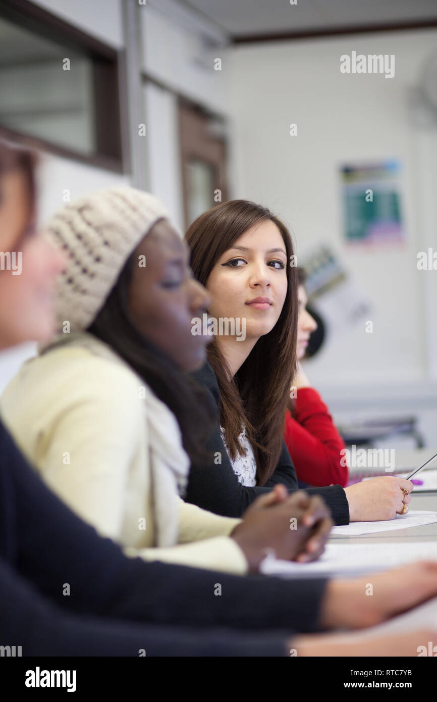 students studying English at a further education college in London ...