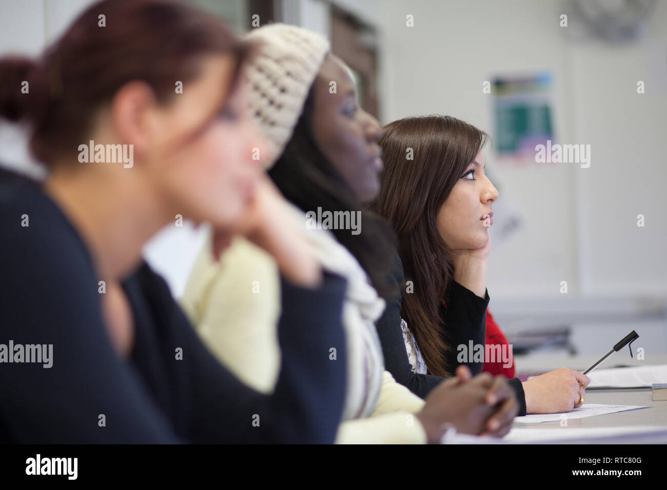 students studying English at a further education college in London ...