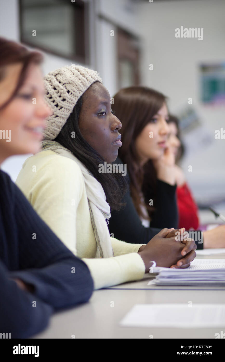 students studying English at a further education college in London ...