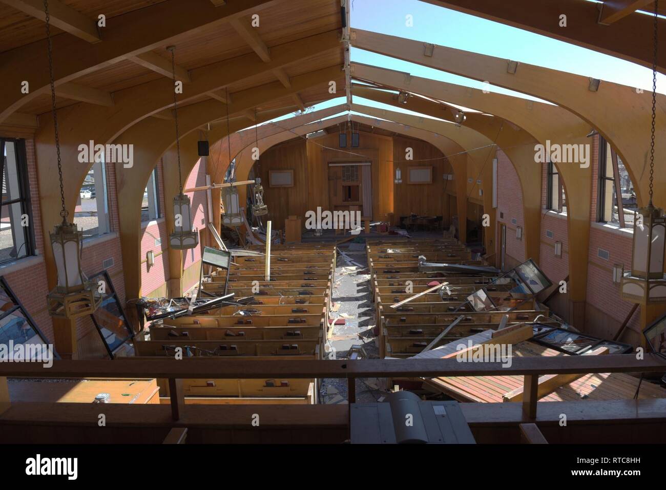 Hurricane michael tyndall hi-res stock photography and images - Alamy