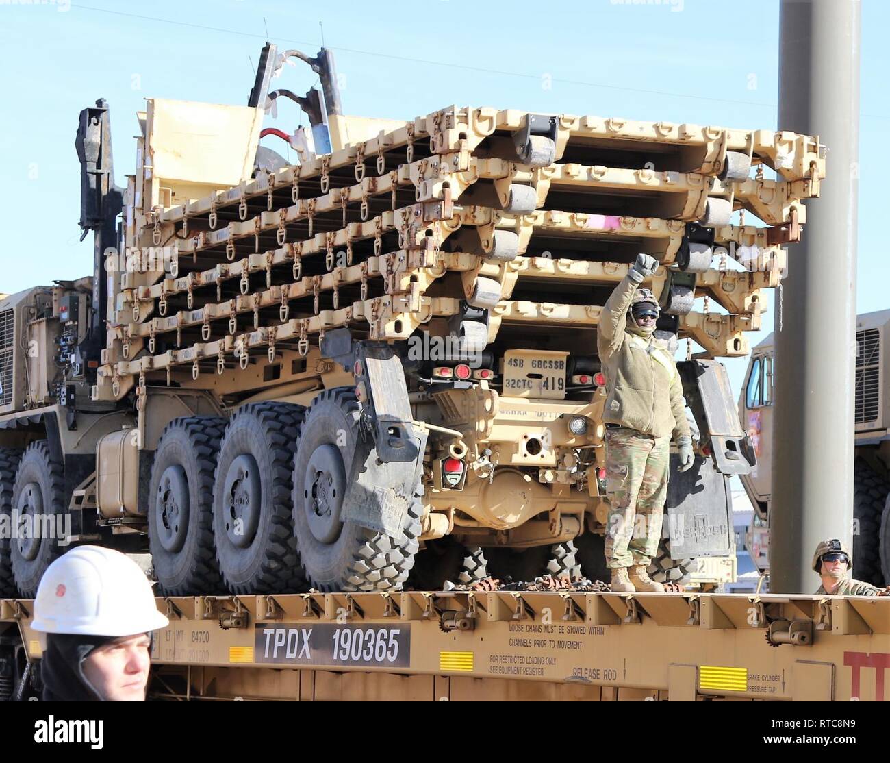 Soldiers from 32nd Composite Truck Company, 68th Combat Sustainment ...