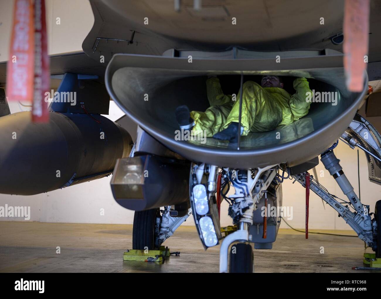 U.S. Air Force Senior Airman Jaxson Ferree, 31st Aircraft Maintenance ...
