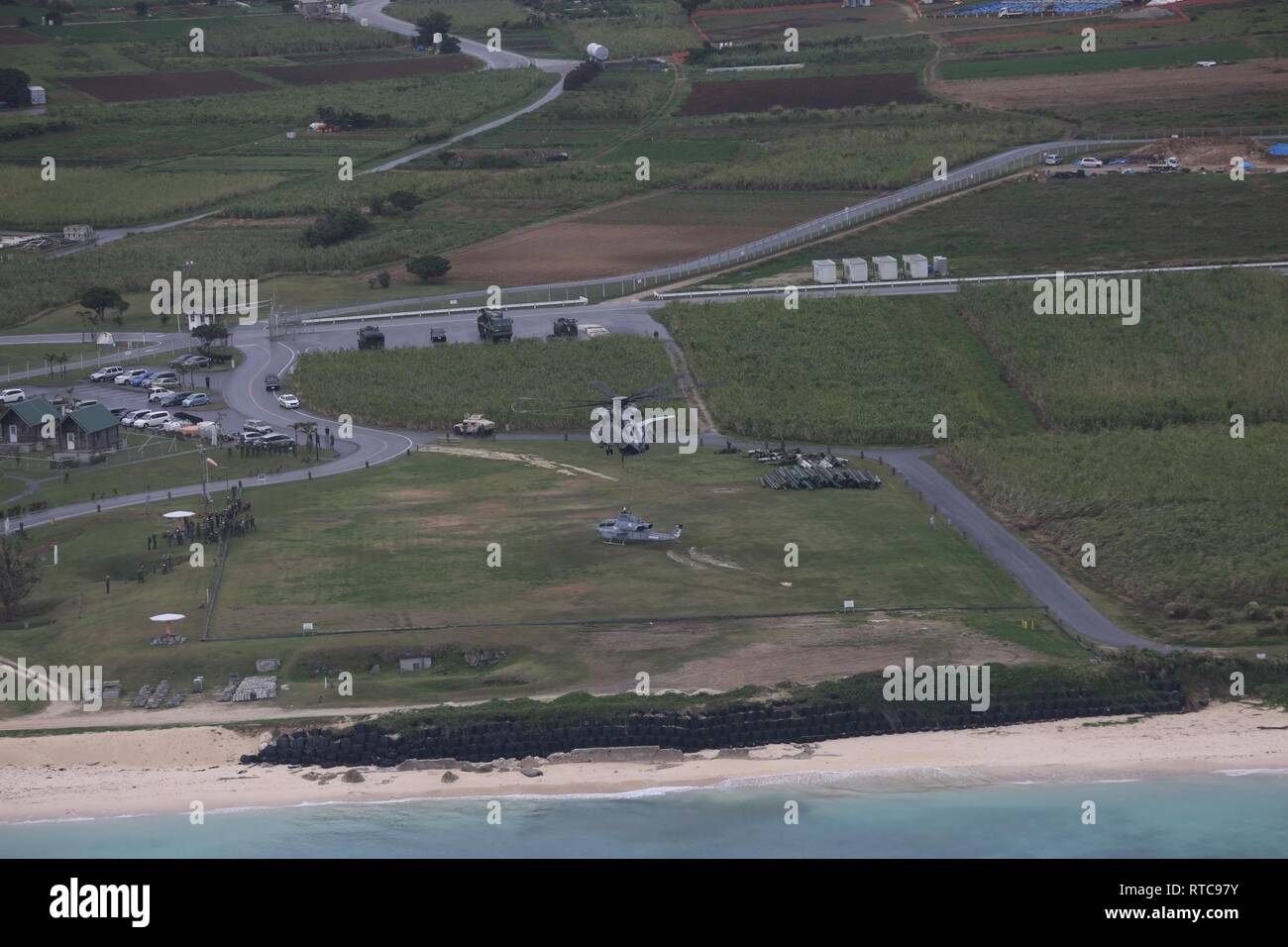 A CH-53E Super Stallion aircraft with Marine Heavy Helicopter Squadron ...
