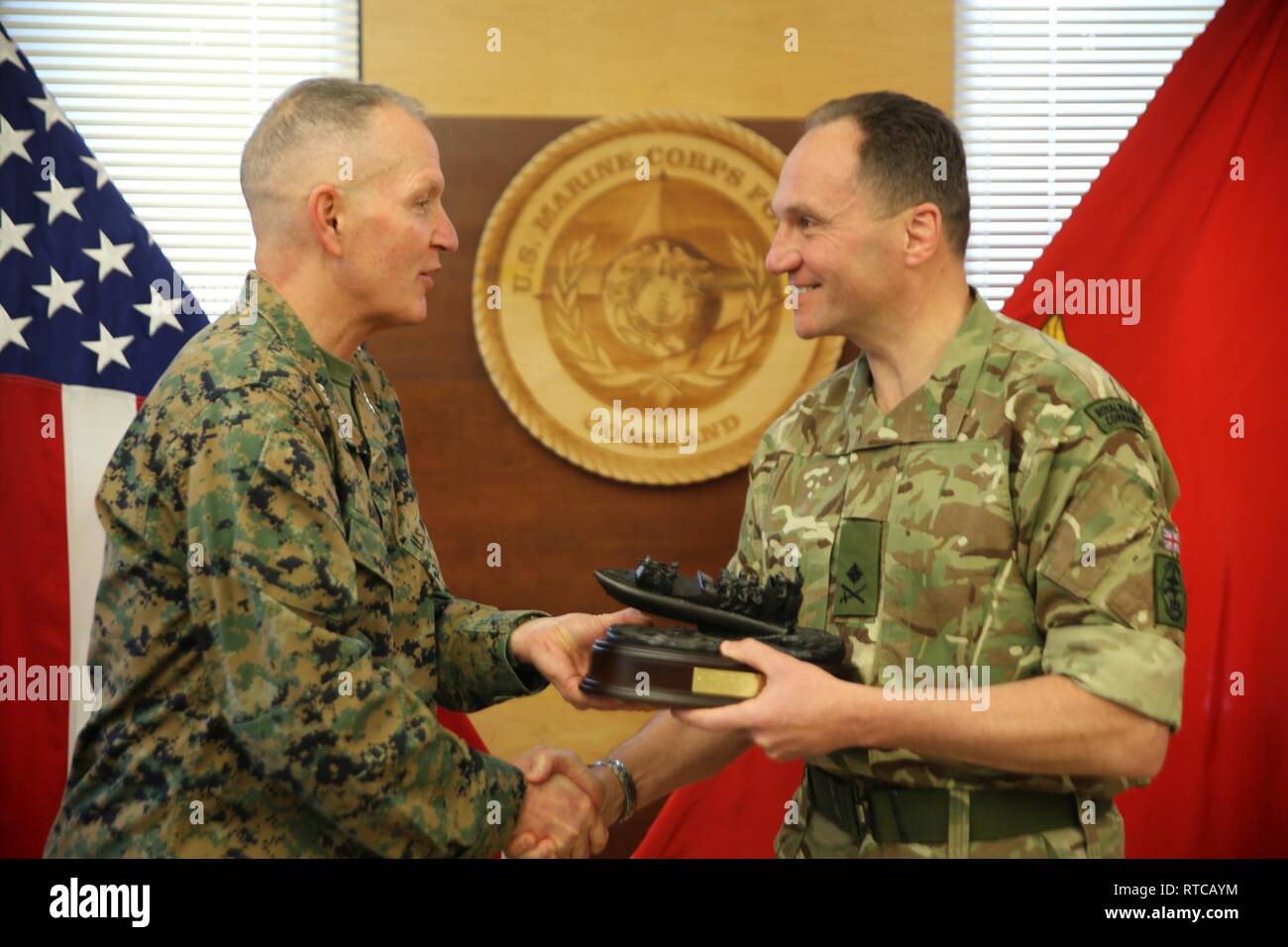 The Commandant General Royal Marines, Maj. Gen. Charlie R. Stickland ...