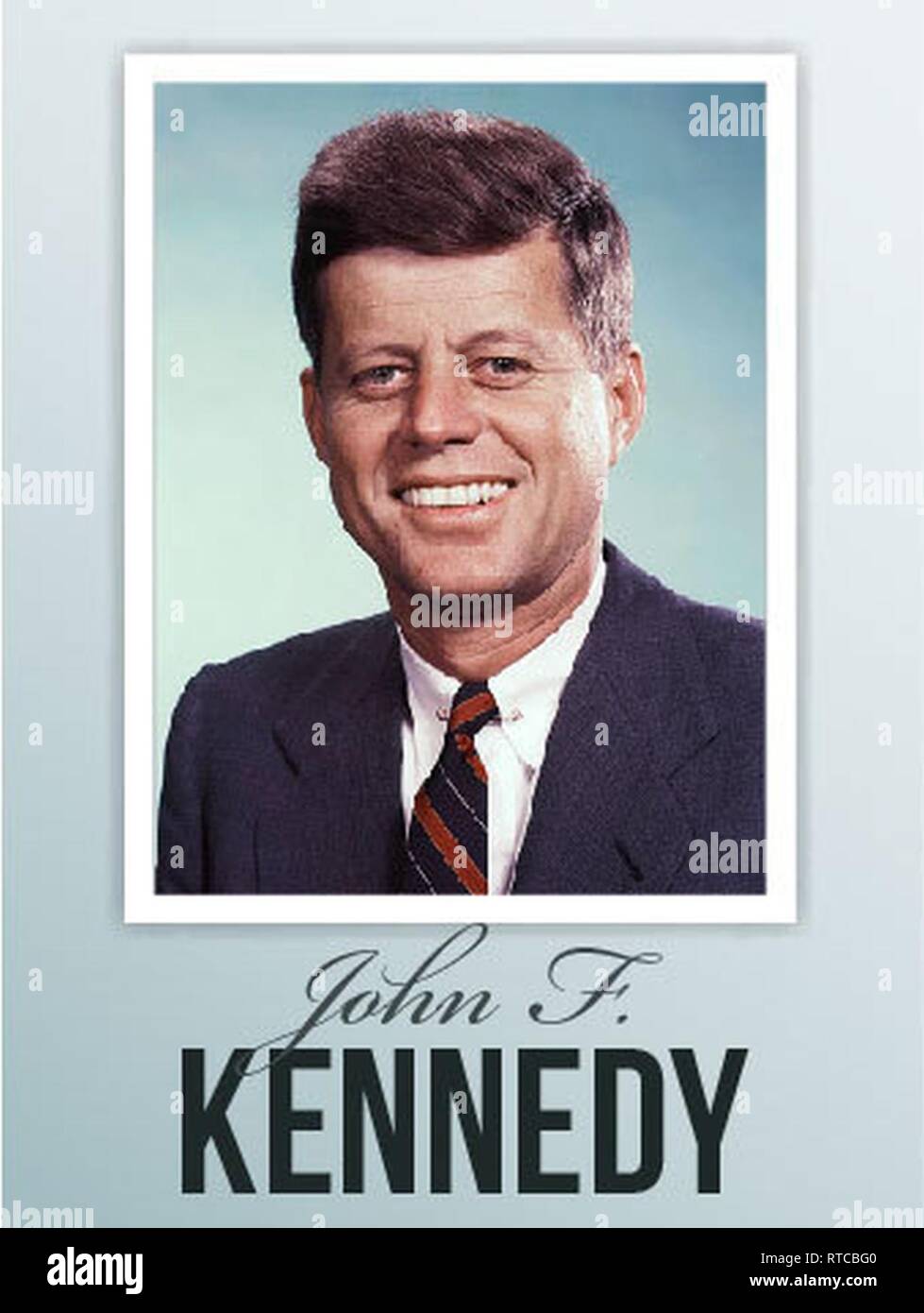 President John F. Kennedy Jr. graphic Stock Photo - Alamy