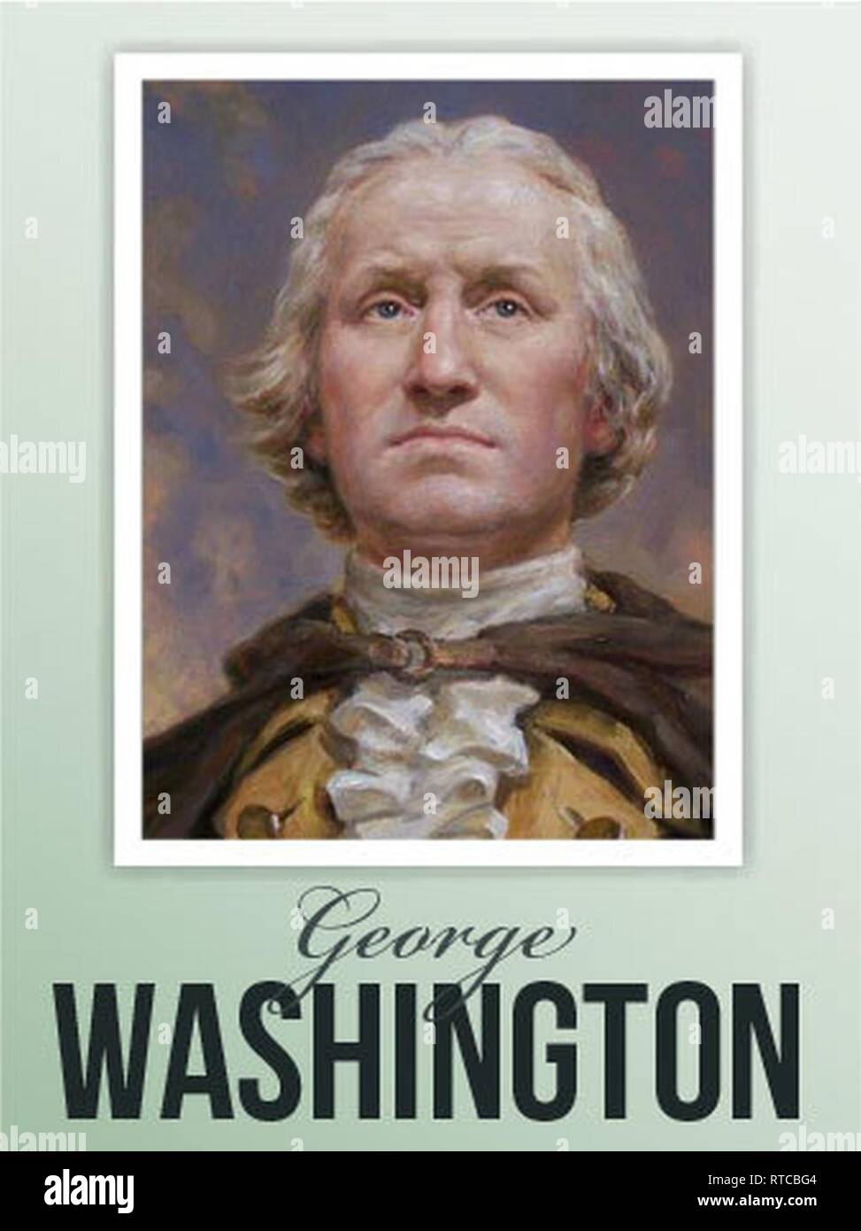 Continental Army Gen. George Washington. graphic Stock Photo - Alamy