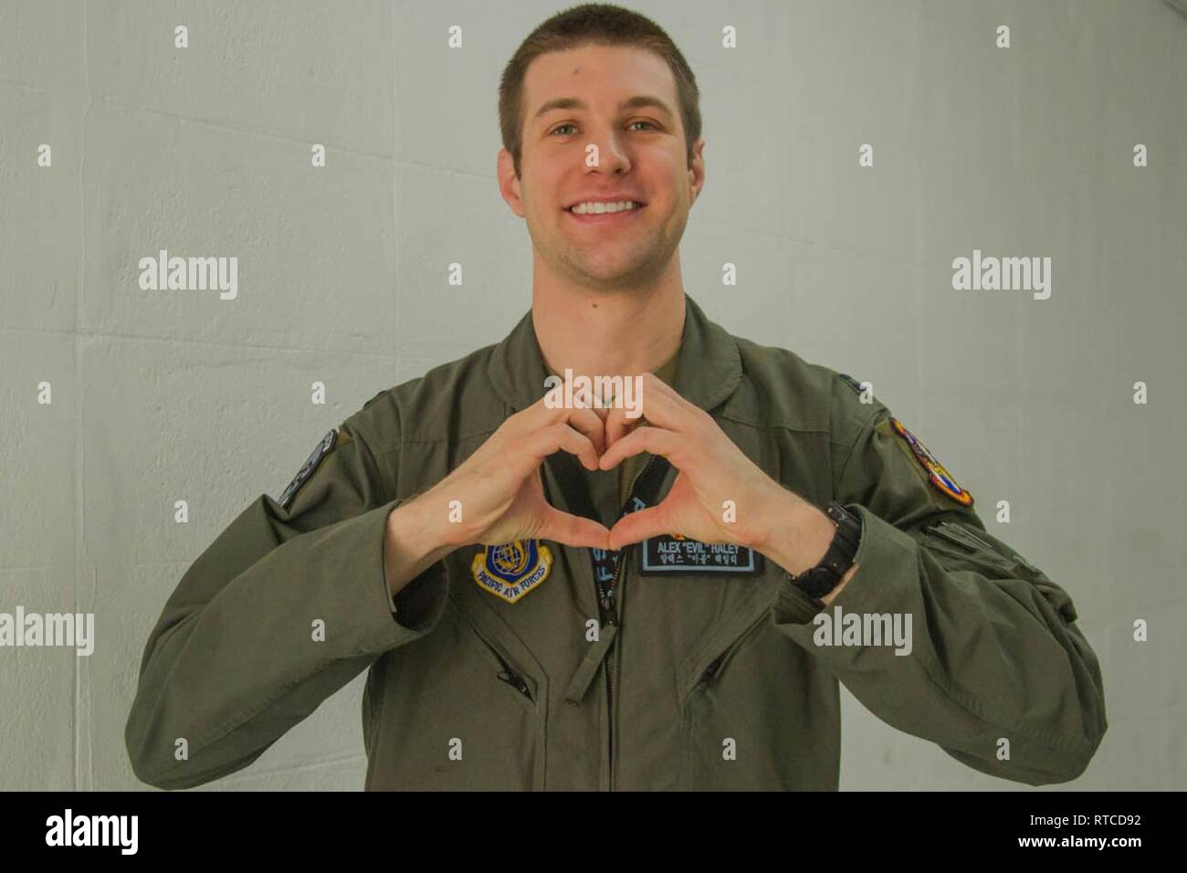 U.S. Air Force Capt. Alexander Haley, 35th Fighter Squadron pilot and ...