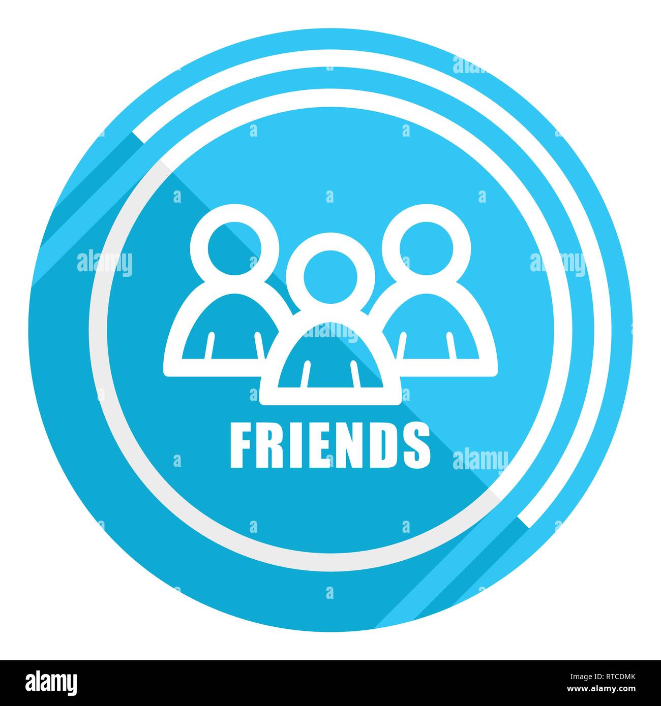 Circle Of Friends Illustration High Resolution Stock Photography and ...