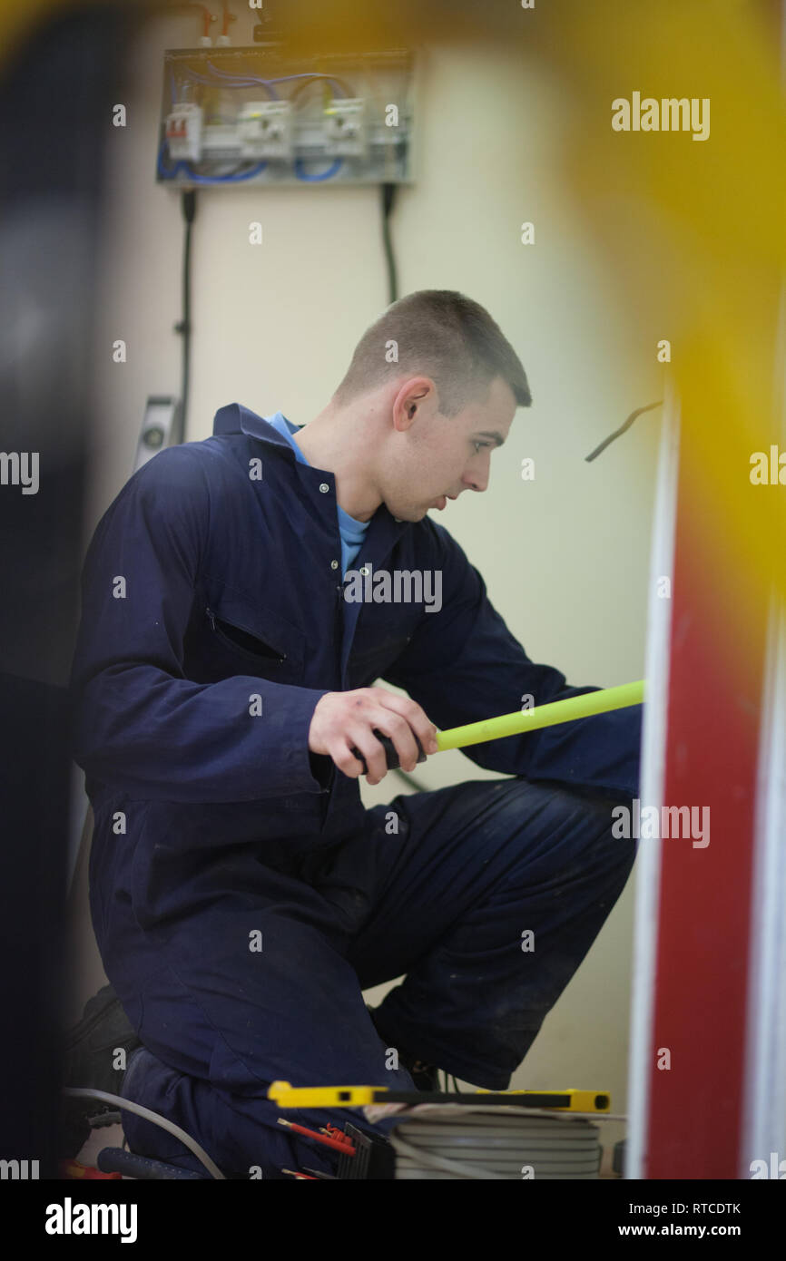 Electrician training hi-res stock photography and images - Alamy