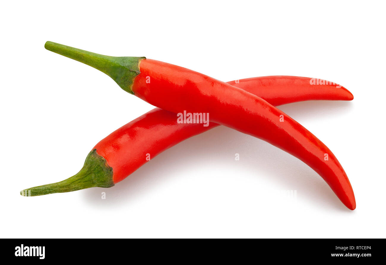 chili pepper path isolated Stock Photo - Alamy