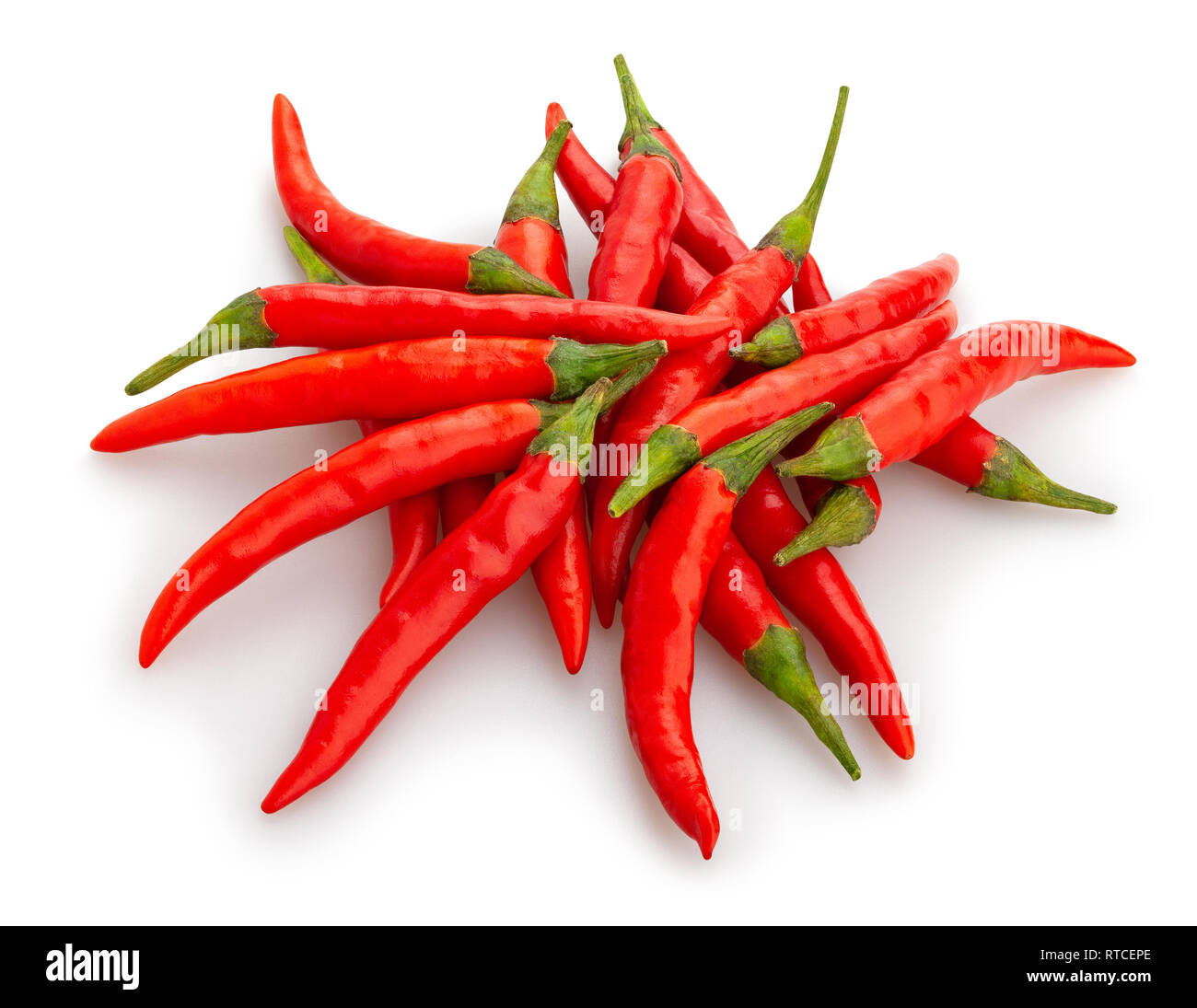 chili pepper path isolated Stock Photo - Alamy