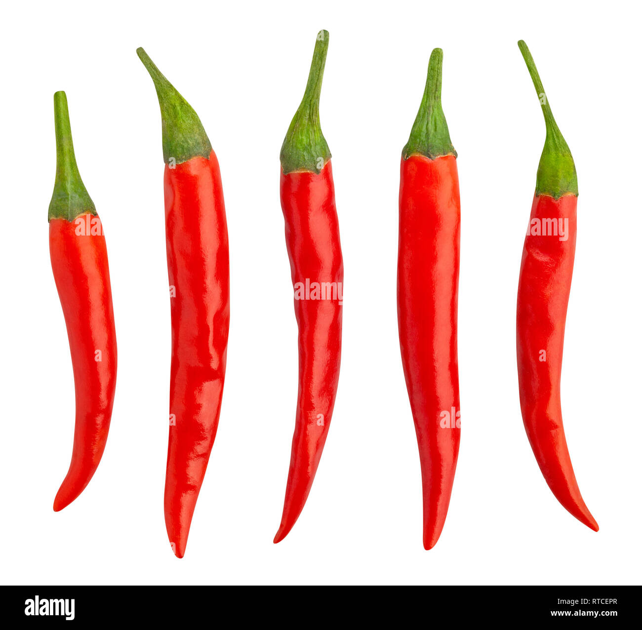 chili pepper path isolated Stock Photo - Alamy