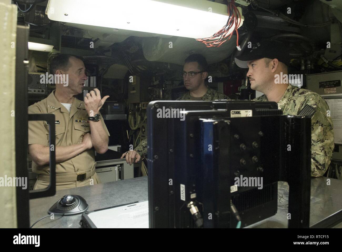 SAN DIEGO (Feb. 15, 2019) Chief of Naval Operations (CNO) Adm. John ...