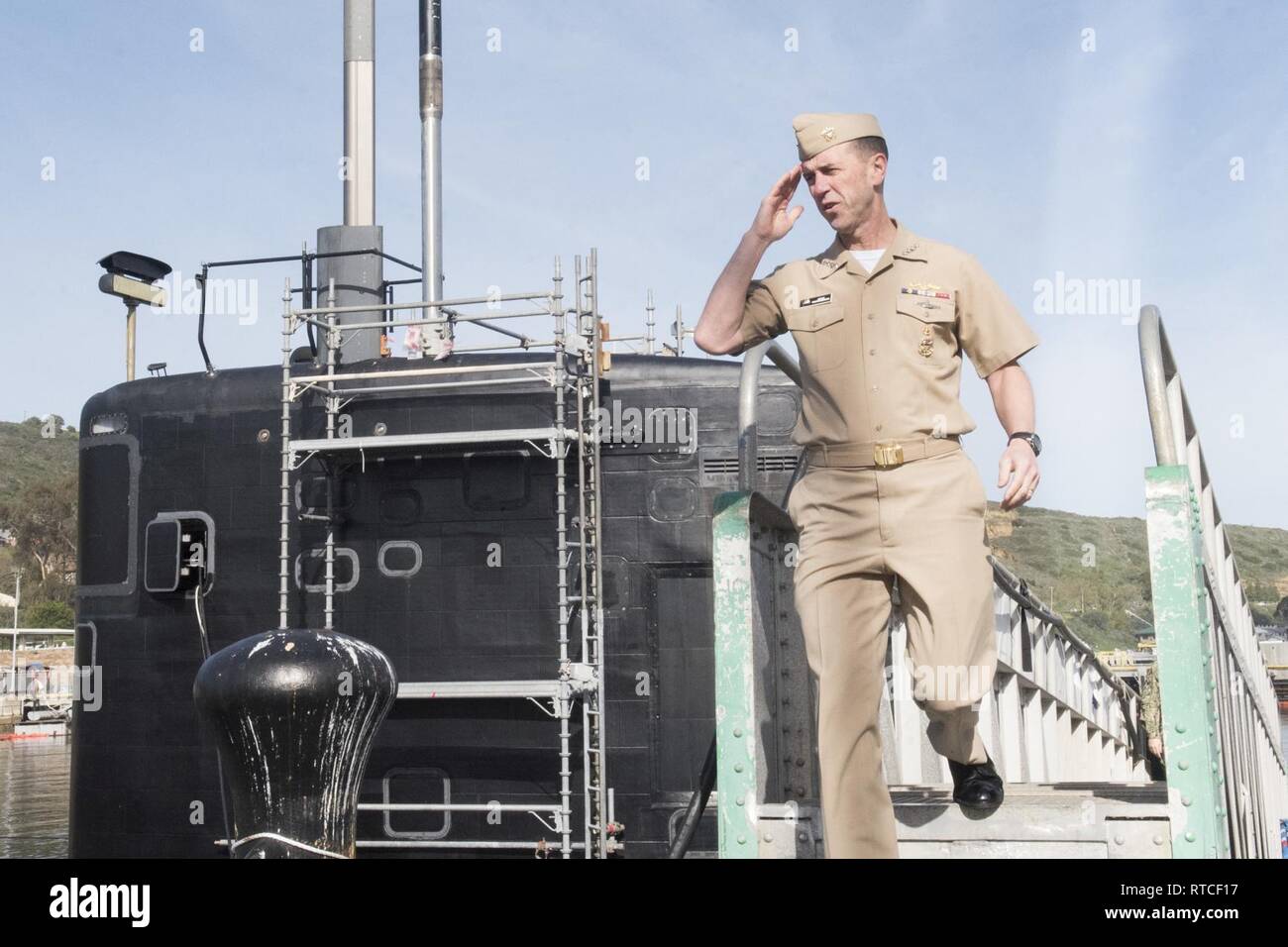 SAN DIEGO (Feb. 15, 2019) Chief of Naval Operations (CNO) Adm. John ...