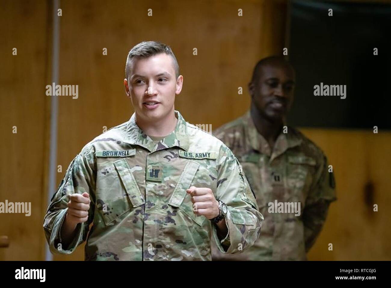 Capt. Ryan Brownell, Task Force Cavalier, 529th Support Battalion ...
