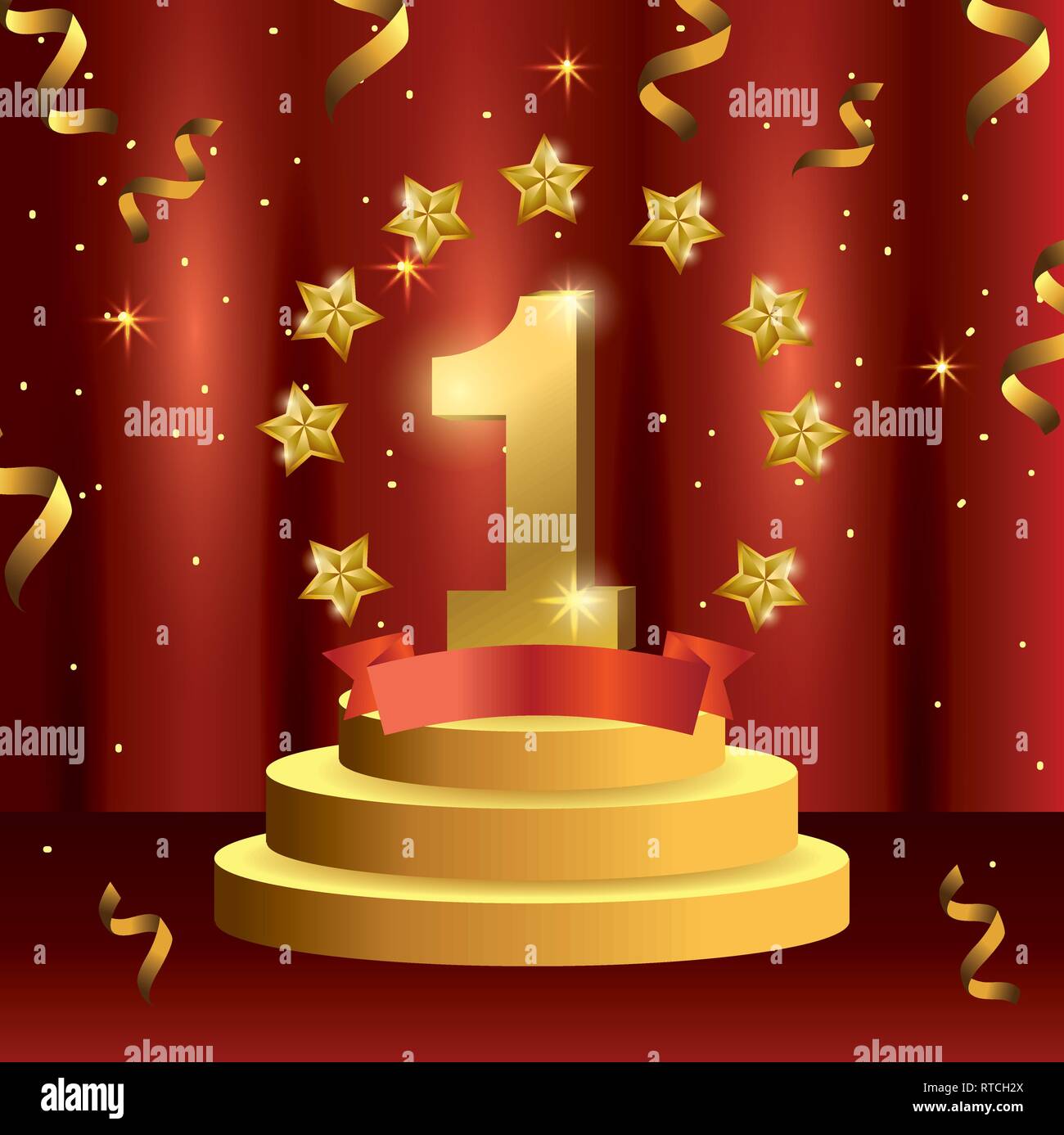 First prize Stock Vector Images - Alamy